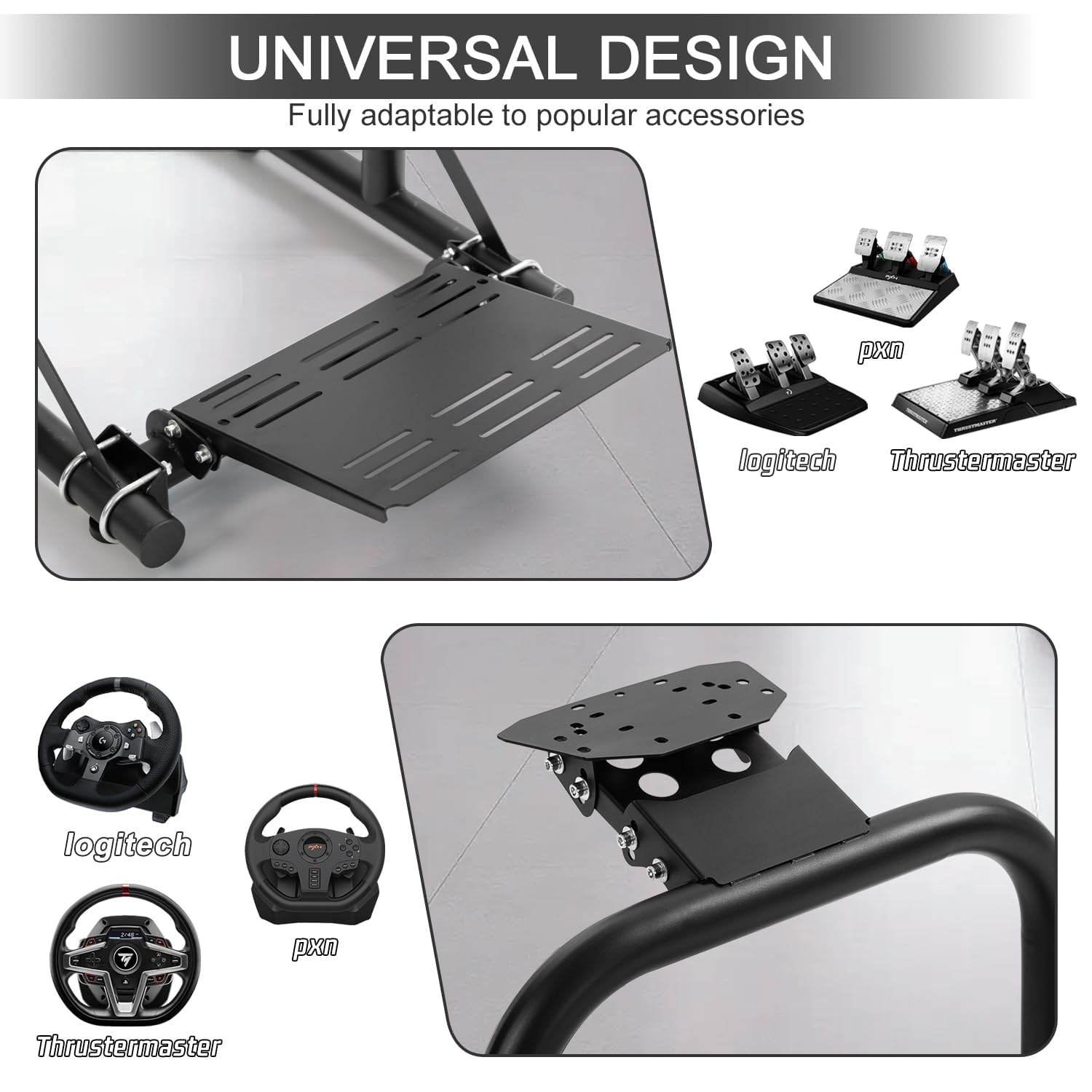 Snapklik.com : Hottoby Racing Simulator Cockpit 50mm Round Tube Driving ...