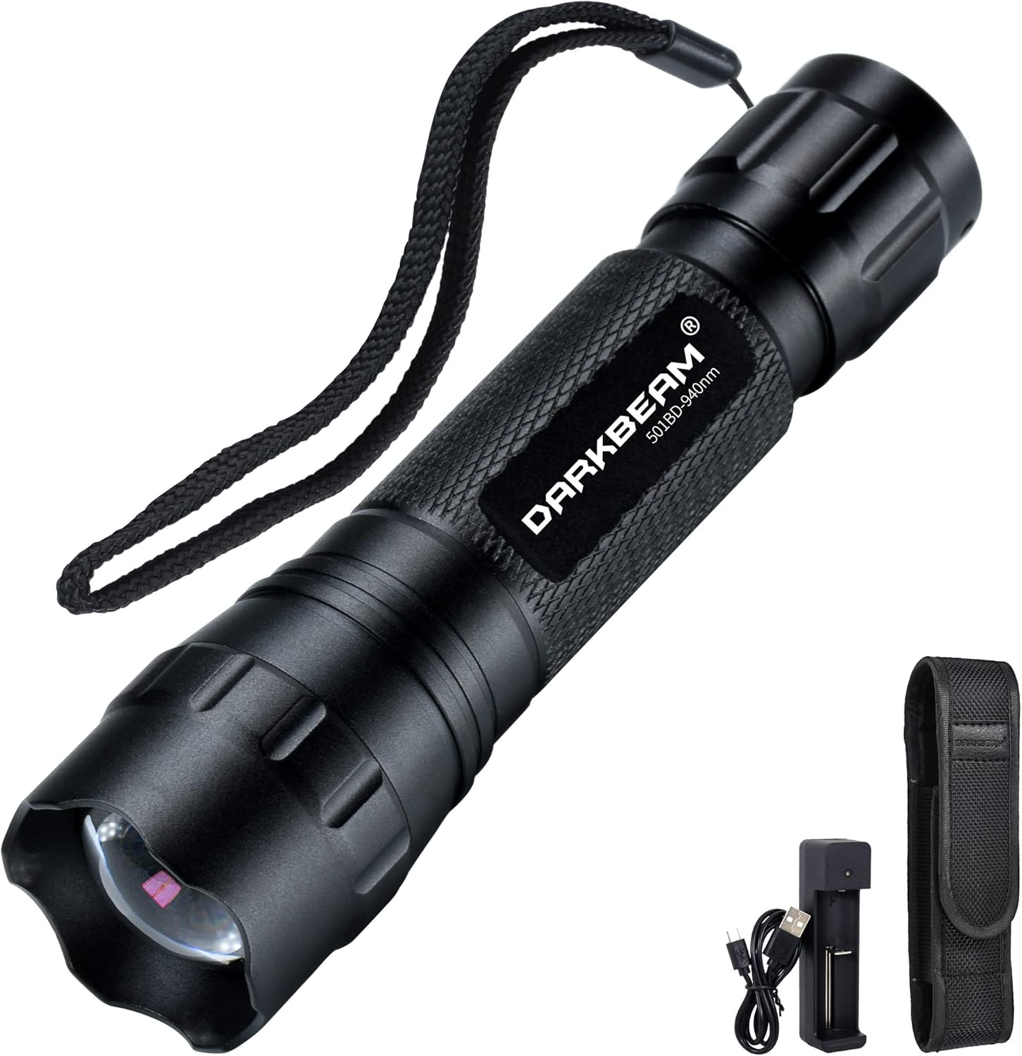 DARKBEAM ir Flashlight Infrared 940nm Light LED Rechargeable Mini for ...