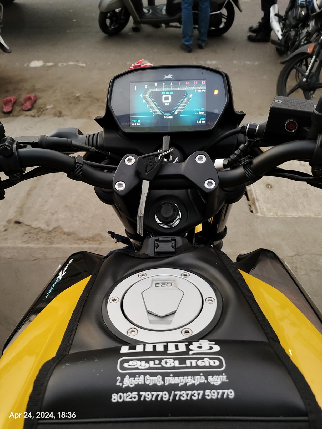 NIKAVI SMSG46 Screen Guard Protecter Compatible for TVS Raider 125 ...