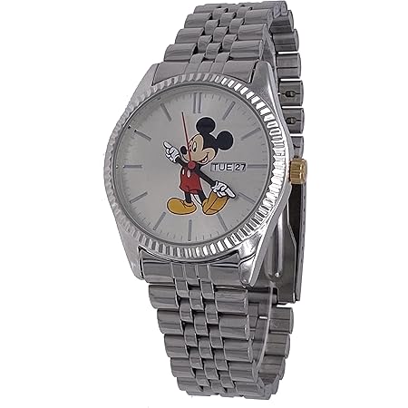 Disney MK8187 Mickey Mouse Reloj analógico clásico de 3 manecillas para ...