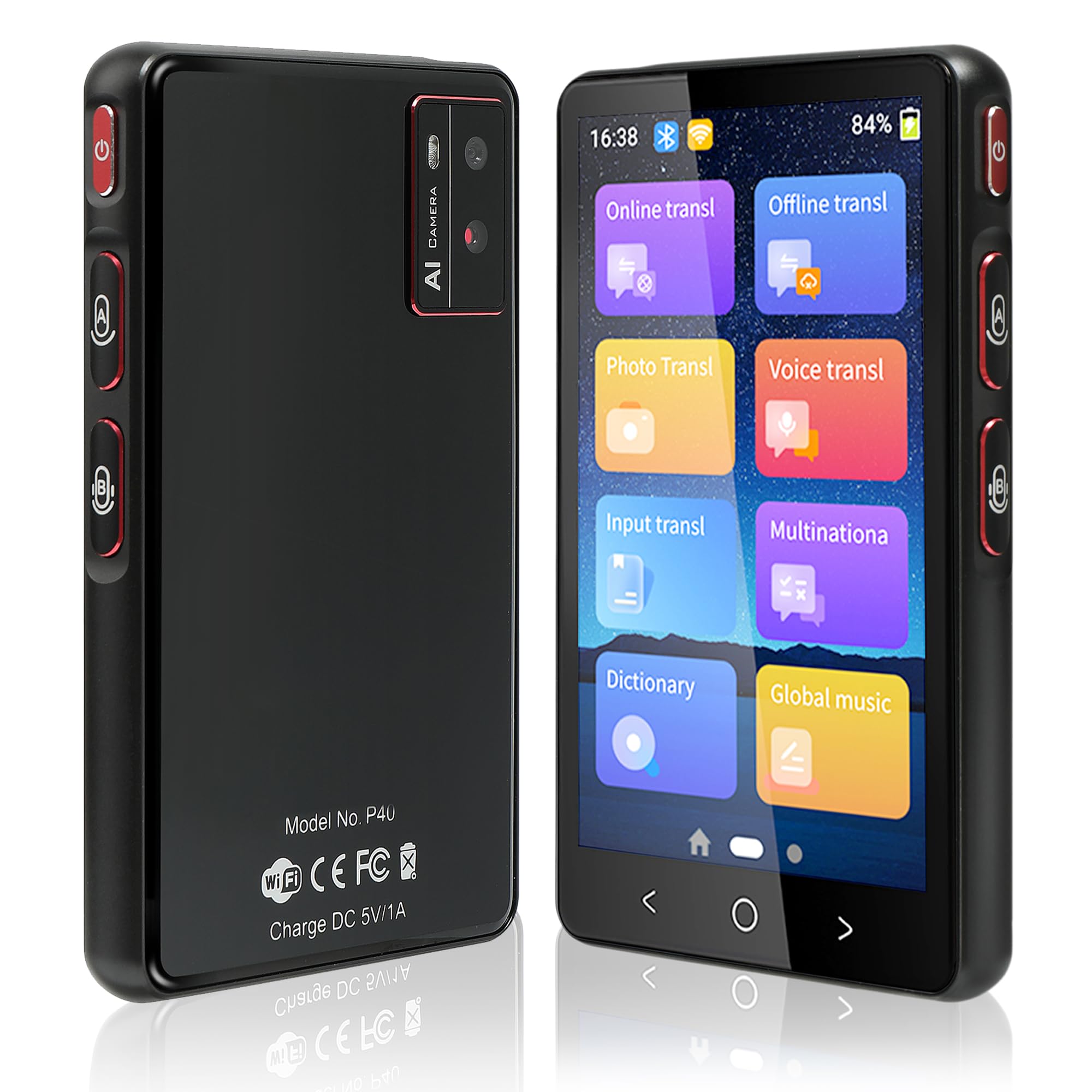 Language Translator Device, Two Way Instant Voice Translation, Portable ...