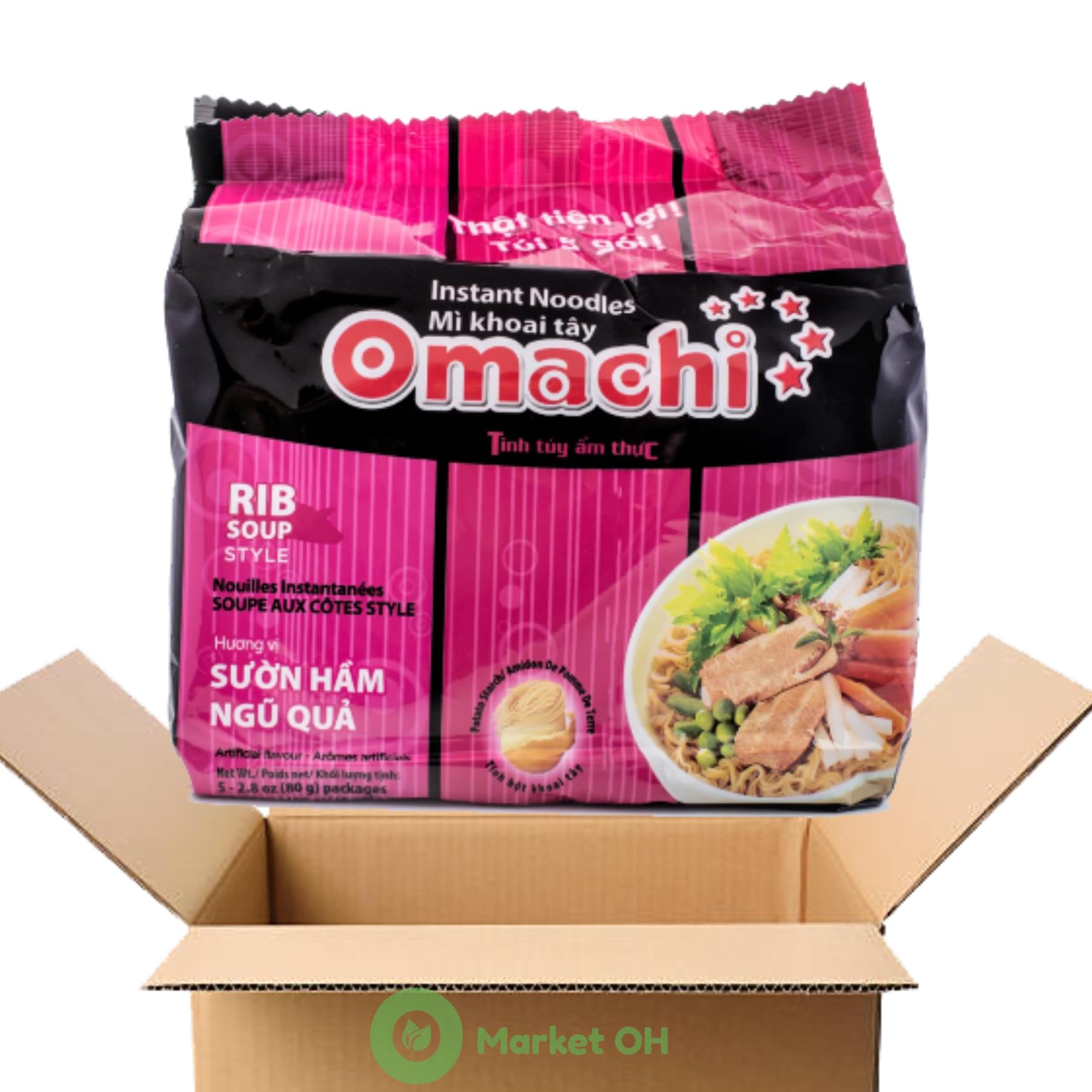 Amazon.com: Omachi Golden Potato Vietnamese Instant Noodles Braised ...