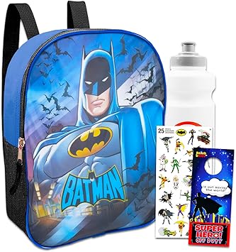 Amazon.com | DC Comics Mini Batman Backpack for Boys - Bundle with Mini ...