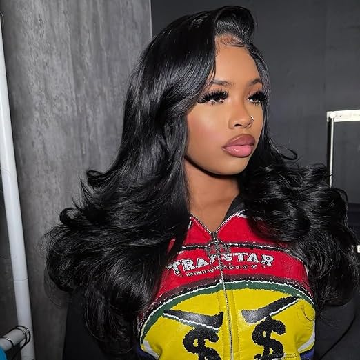 Amazon.com : west kiss Body Wave Lace Front Wigs Human Hair 6x8 Lace ...