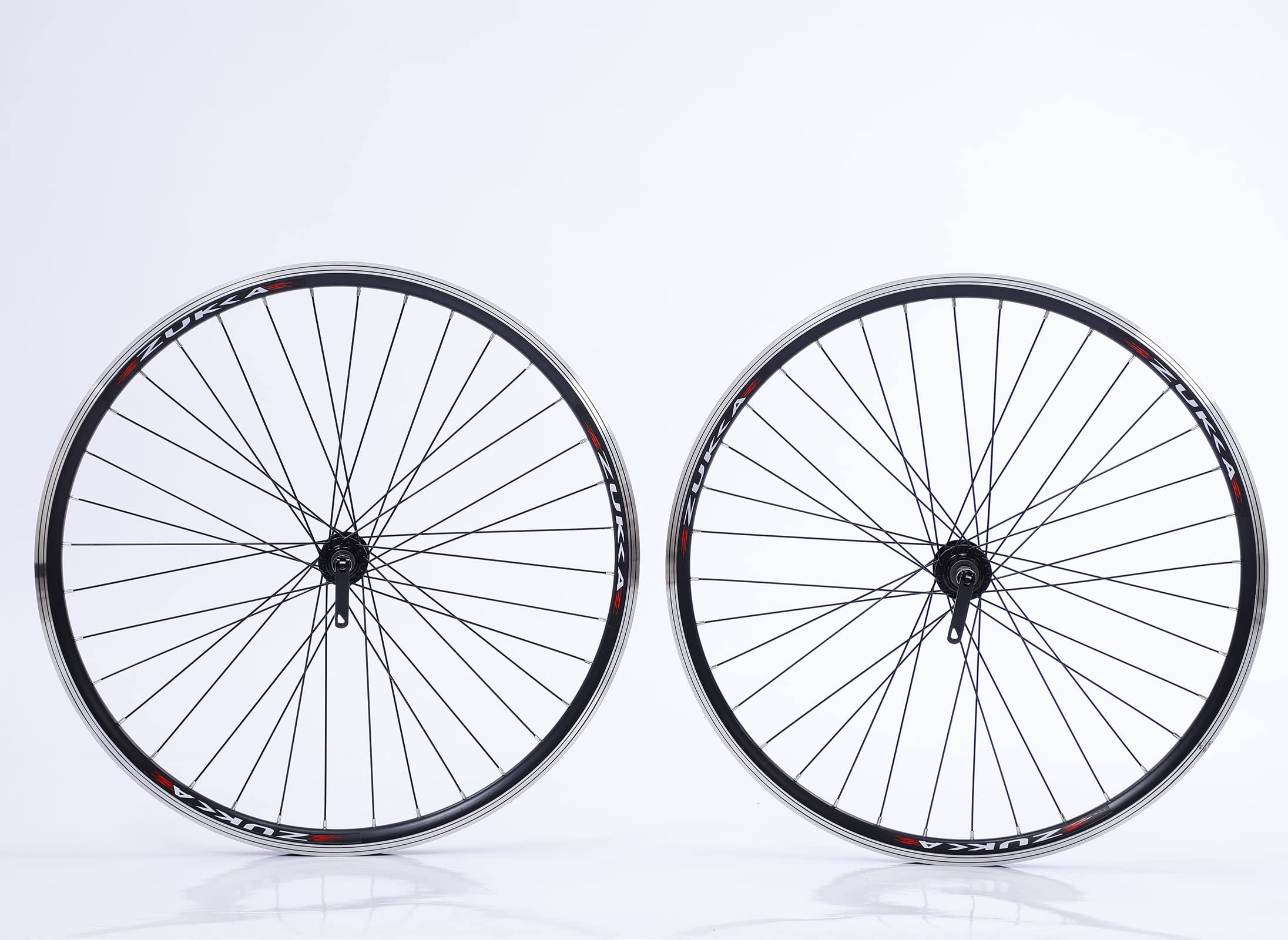 Buy WEEROCK 26 Inch Bike Wheelset Aluminium Alloy Wheel Set Double Wall ...