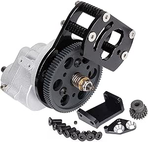 Amazon.com: Metal D90 Single Speed Transmission Gearbox with Clockable ...
