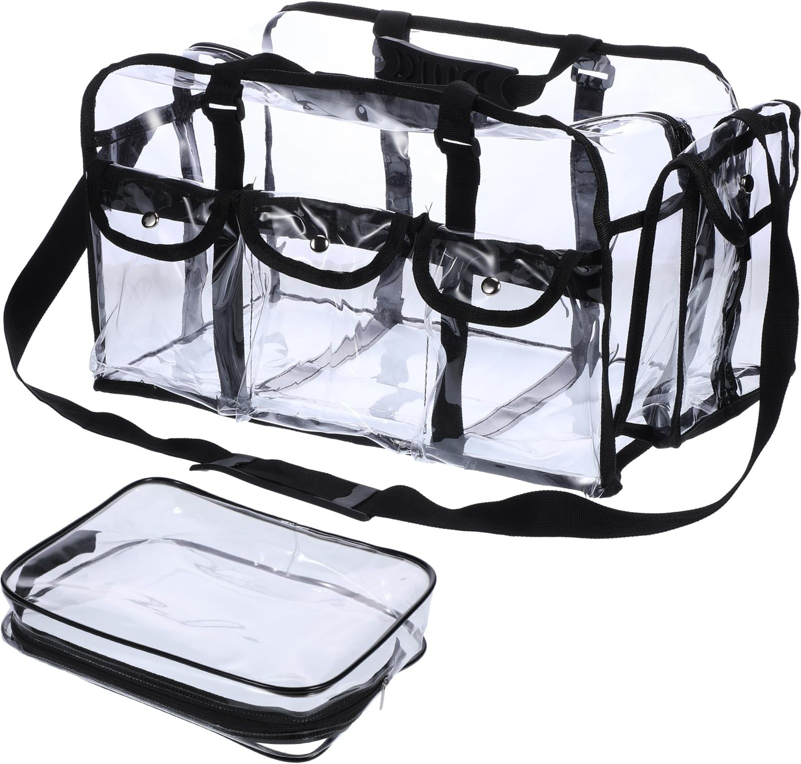 Amazon.com : SHANY Clear PVC Makeup Bag - Large Professional Makeup ...