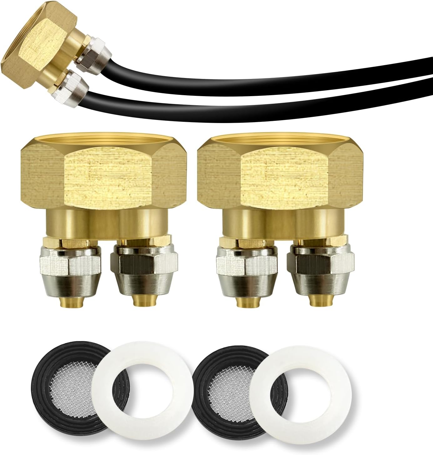 Amazon.com : Retisee 12 Pcs 1/4 Inch Drip Irrigation Hose Connectors to ...