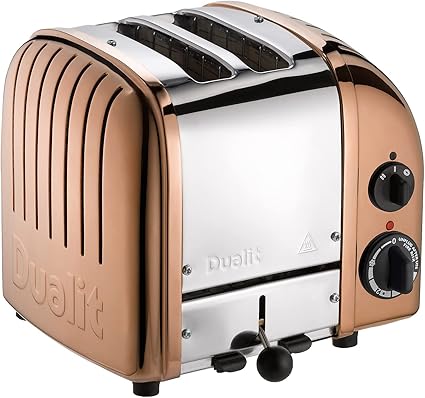 Amazon.com: Dualit Classic 2 Slice NewGen Copper Toaster - Hand Built ...