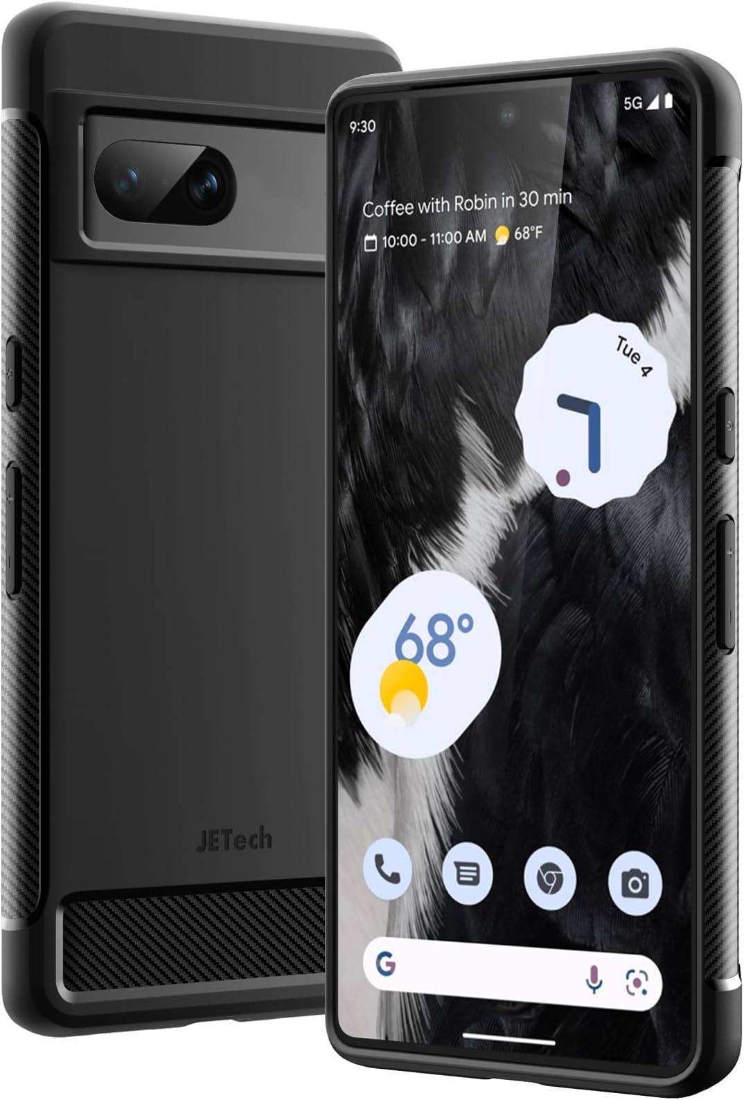 Amazon.com: Spigen Thin Fit Pixel 7 Case (2022) - Black, Slim, Durable ...