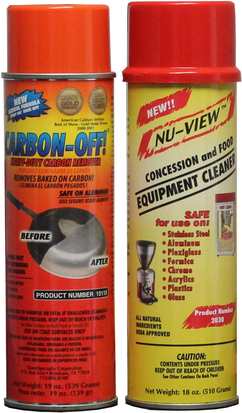 Amazon.com: Carbon Off Cleaner & Nu View Concession Cleaner by ...