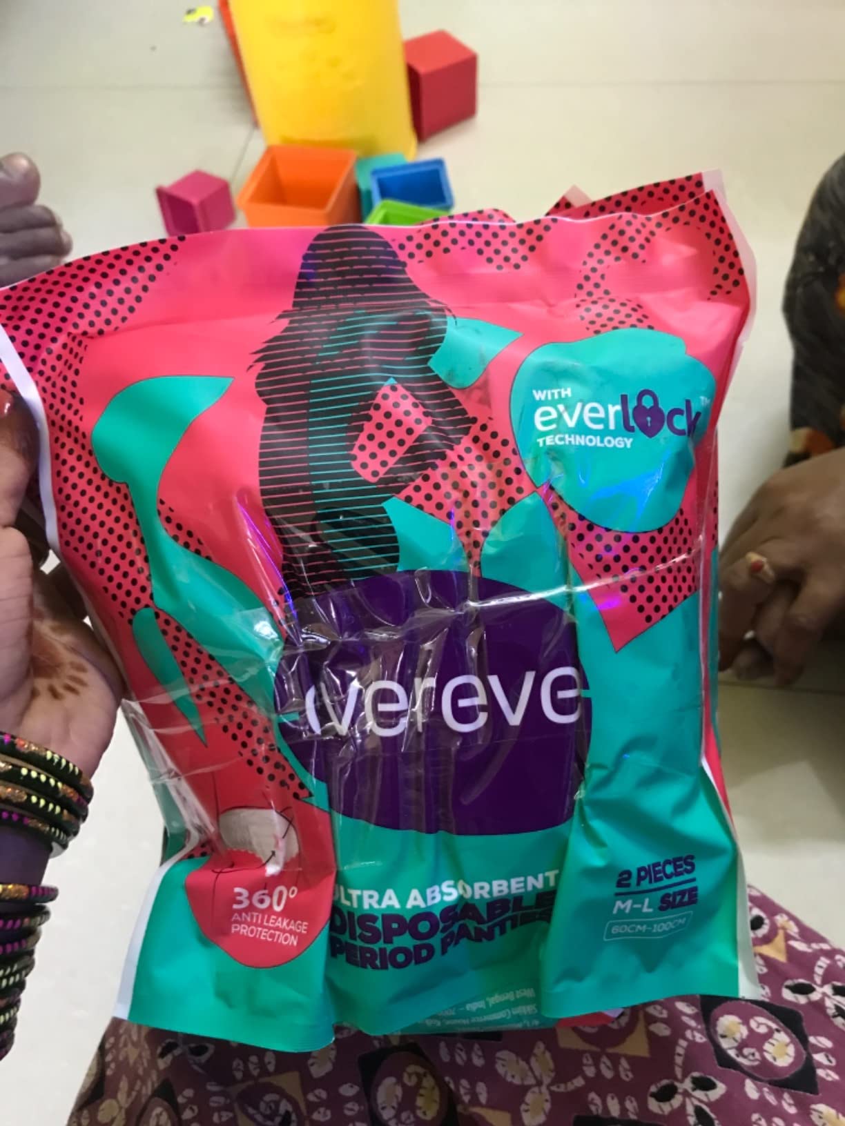 Buy EverEve Ultra Absorbent Disposable Period Panties, XL-XXL, 5's Pack ...