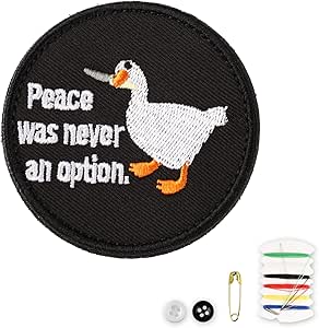 Funny Cute Meme Patch Loop and Hook Patch Sew On Embroidered Patches ...
