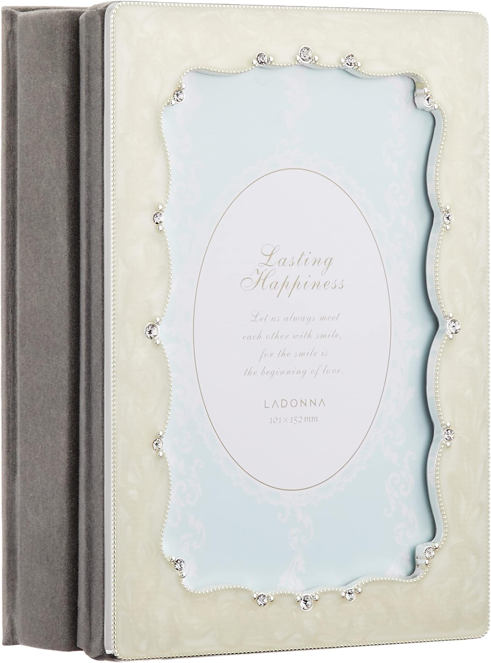 Amazon.co.jp: ラドンナ フォトフレーム ブライダル ホワイト アルバムフレーム ABJ12-P-WH : ベビー＆マタニティ