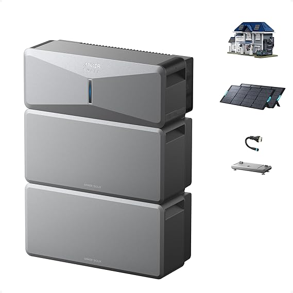 Amazon.com: Anker SOLIX E10 with 2x 400W Solar Panel, Extra Battery ...