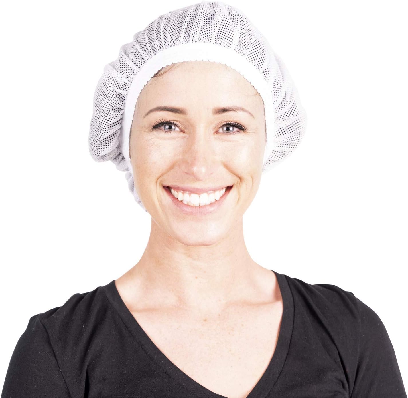 Amazon.com : Mesh Bonnet Protective Night Cap for Curly or Frizzy Hair ...