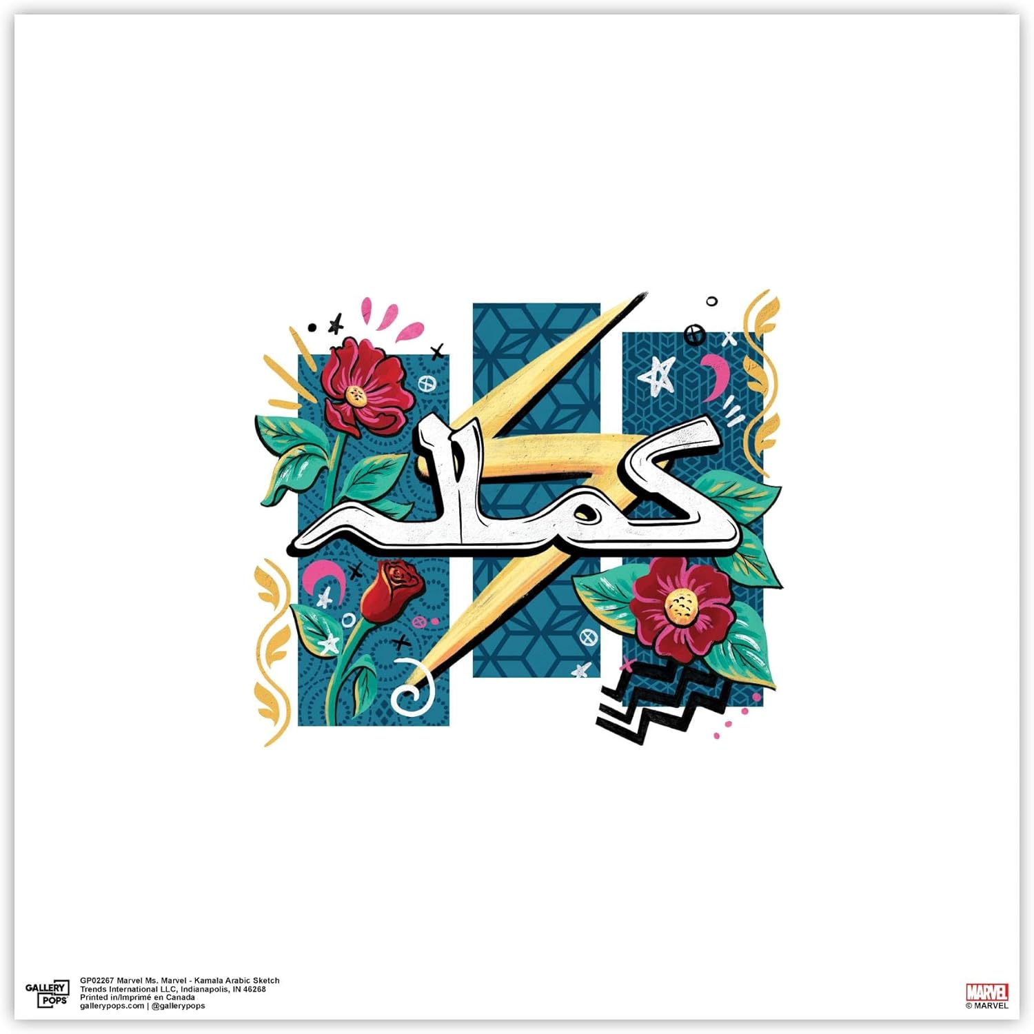 Amazon.com: Trends International Gallery Pops Marvel Ms. Marvel ...