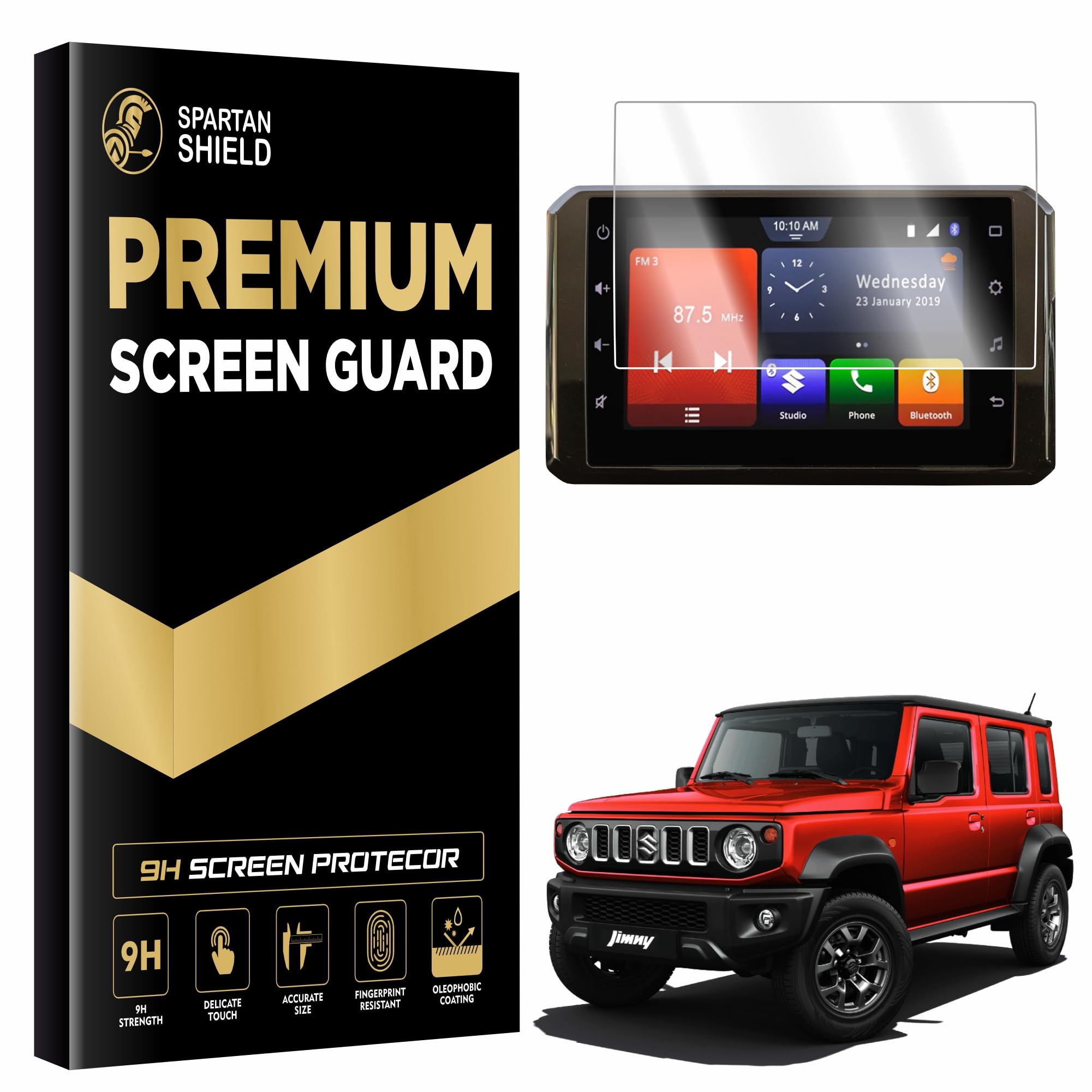Spartan Shield Touch Screen Protector For MARUTI SUZUKI JIMNY 2023 ZETA ...
