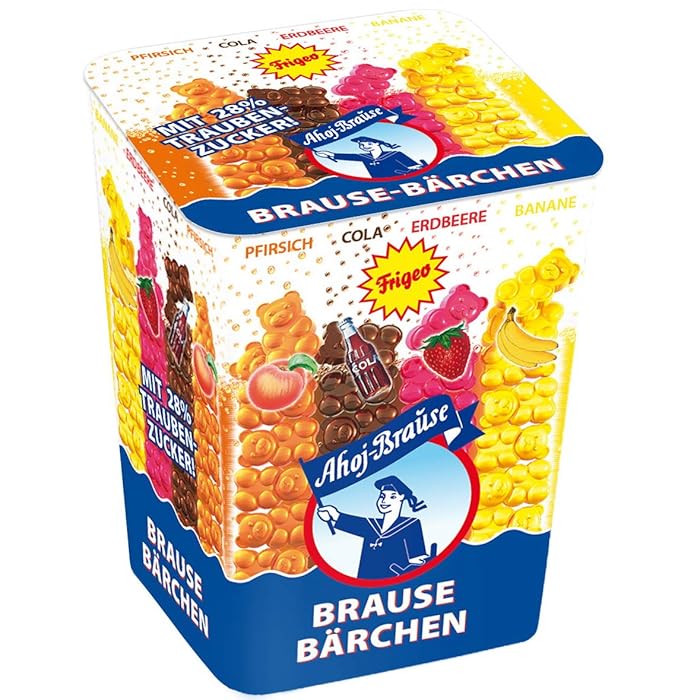 Buy Frigeo AHOJ Brause Barchen BEARS pressed sugar candies peach, cola ...