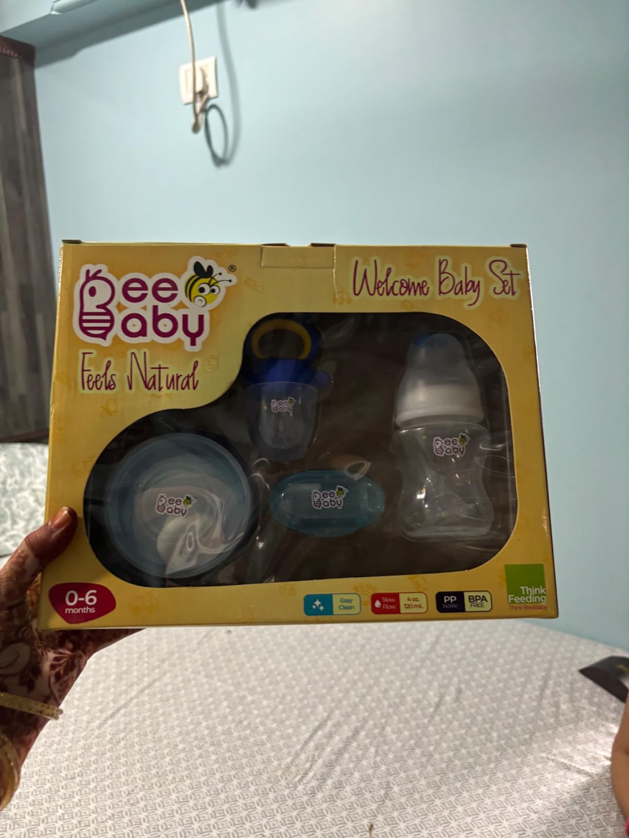 BeeBaby Premium Welcome Baby Gift Set for Newborn Infants. Perfect for ...