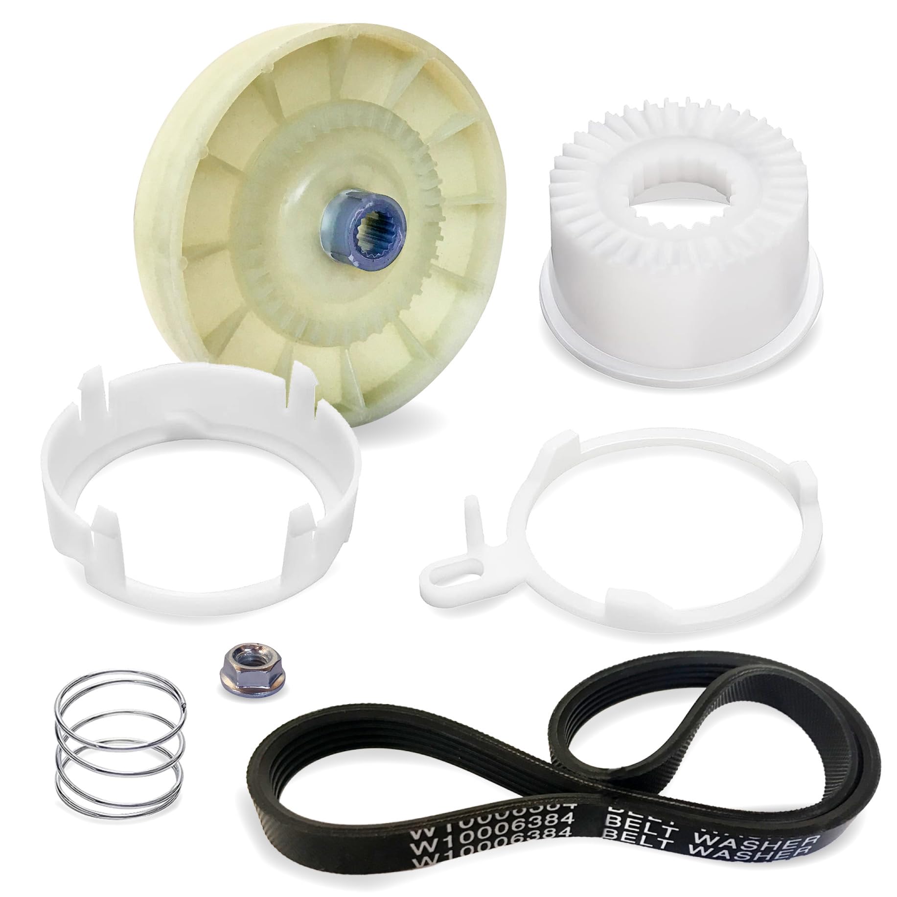 Amazon.com: Washing Machine Washer Pulley Clutch Kit (W10721967 ...