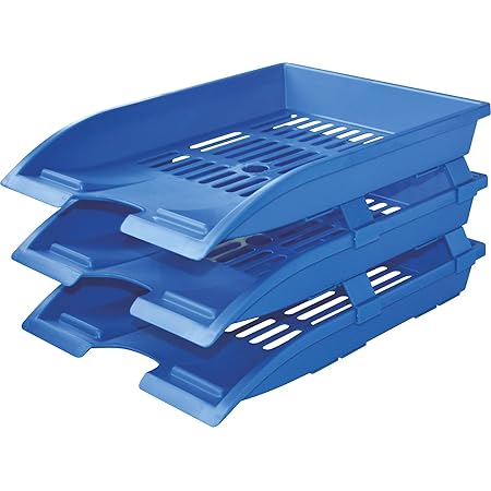 OMEGA Brand 1755 Office Tray - Elite Blue Colour Use for Letter Tray ...
