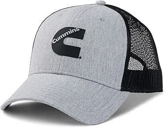 Generic Cummins Diesel Engines Black & Gray Rubber Patch Logo Snapback ...