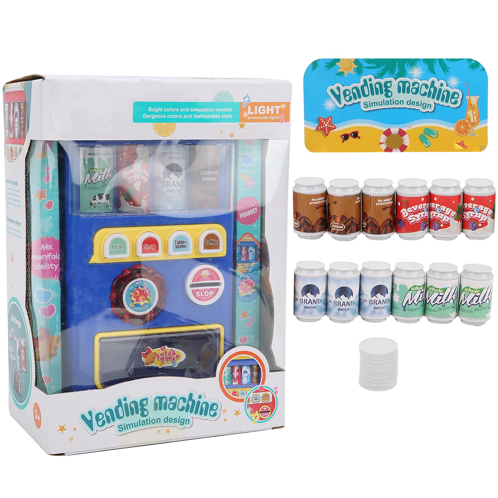 Buy Simulation Vending Machine Toy, Blue Vending Machine Toy Develop ...