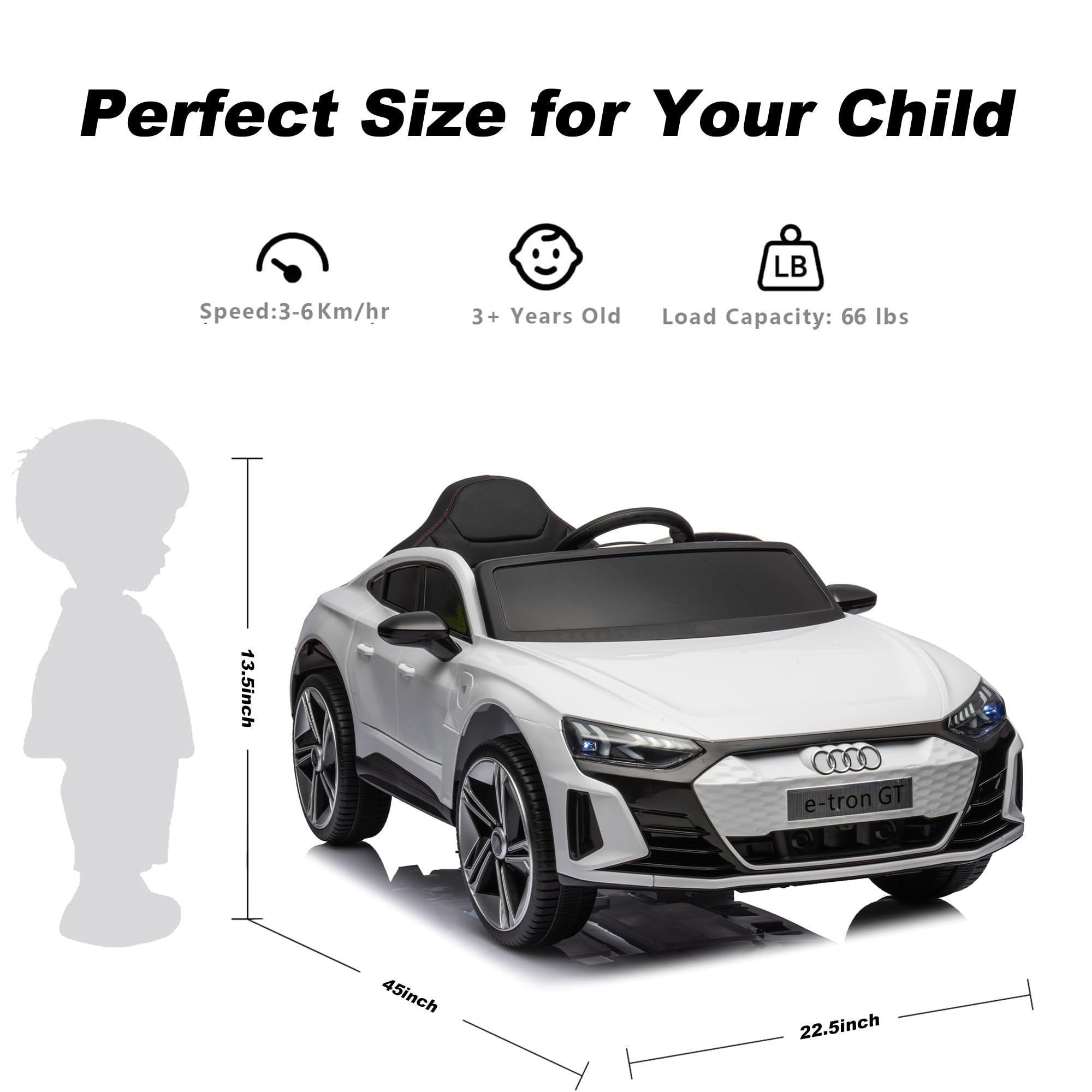 Snapklik.com : 12V Ride On CarOfficial Audi Authorised Battery Powered ...