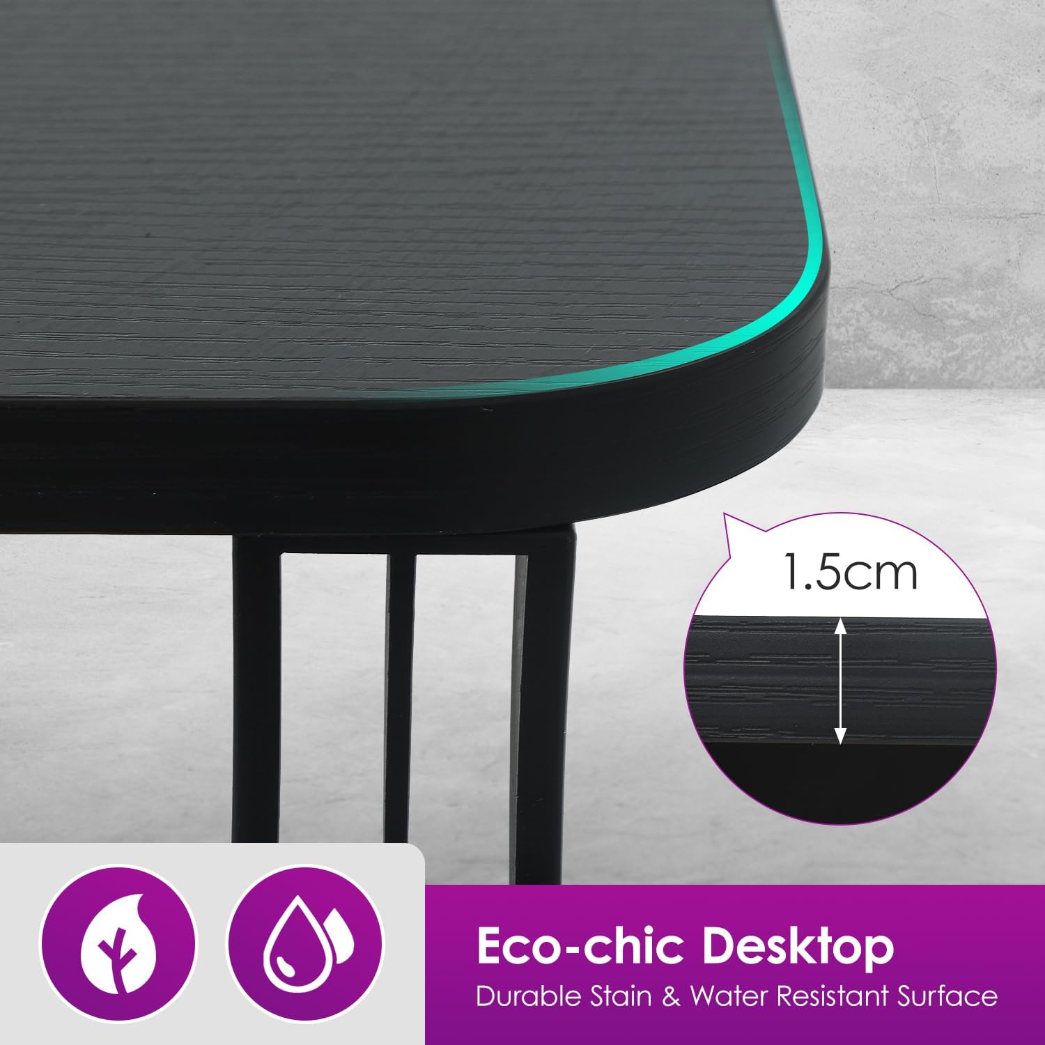 Computer Desk Adjustable Height Computer Workstation Electric Lifting ...