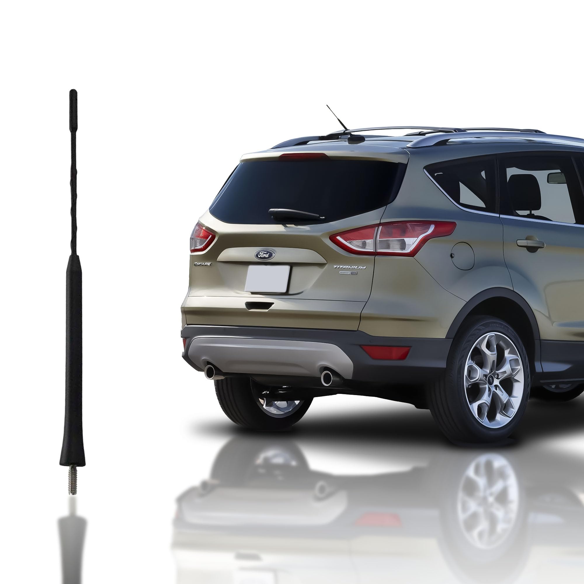 Amazon.com: 9-Inch Antenna Mast Black for Ford Escape (2013-2019 ...