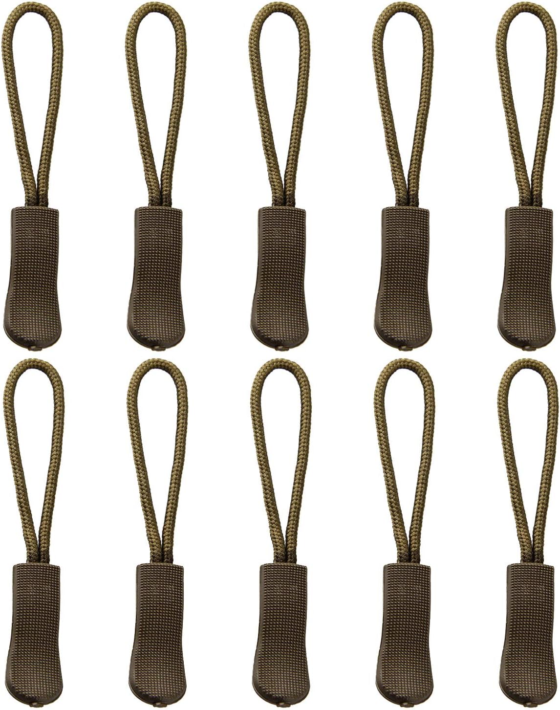 Amazon.com: Hide & Drink, Set of 6 Rustic Zipper Pulls Replacements ...