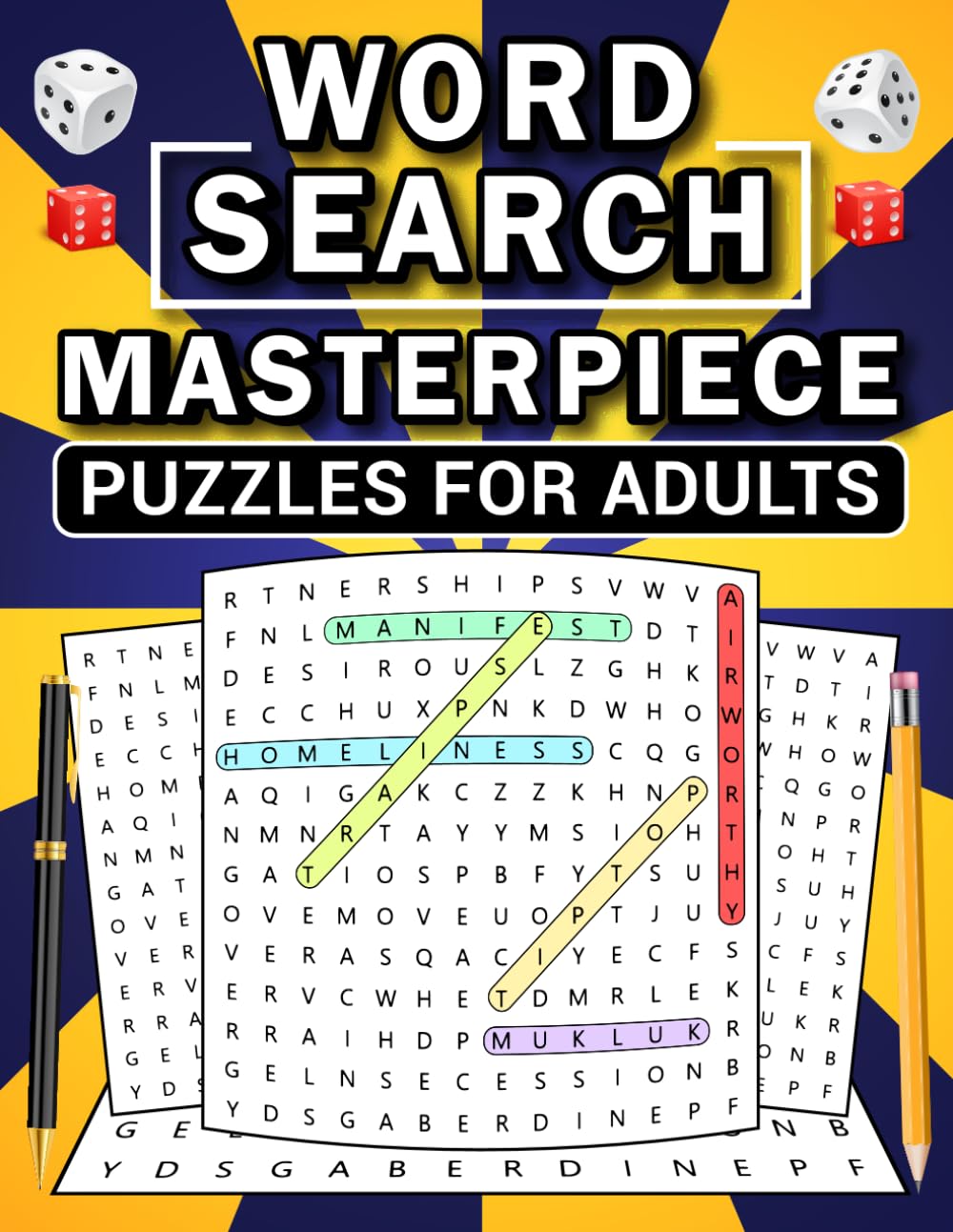 Amazon.com: Large Print Mindful Word Search: Masterpiece Puzzles for ...