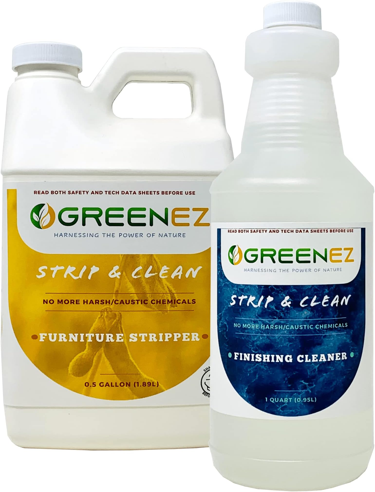 Amazon.com: GREENEZ Strip & Clean Furniture Stripping Kit | Removes Multiple Paint Layers ...