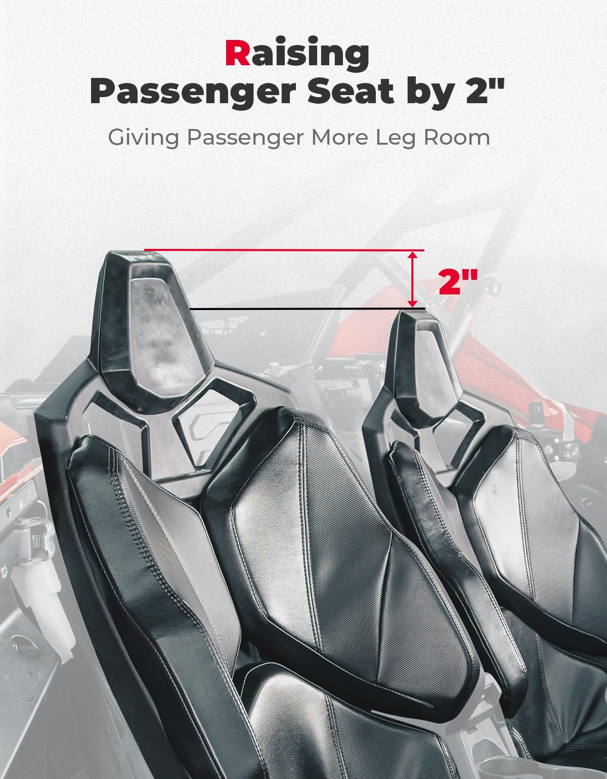 Snapklik.com : KEMIMOTO Seat Risers Compatible