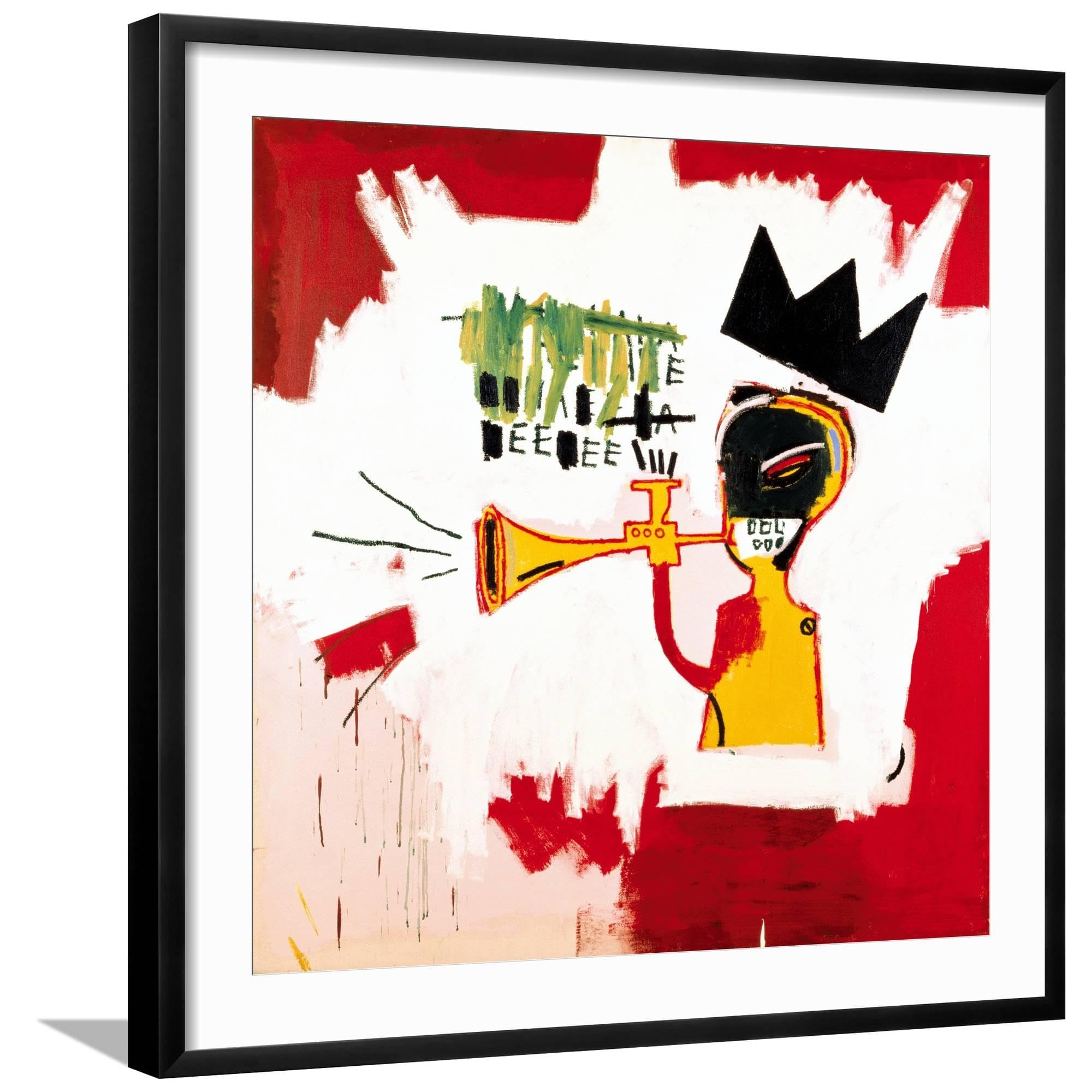 Amazon.com: ART.COM Wall Giclee Print Trumpet, 1984 on Black Frame by ...