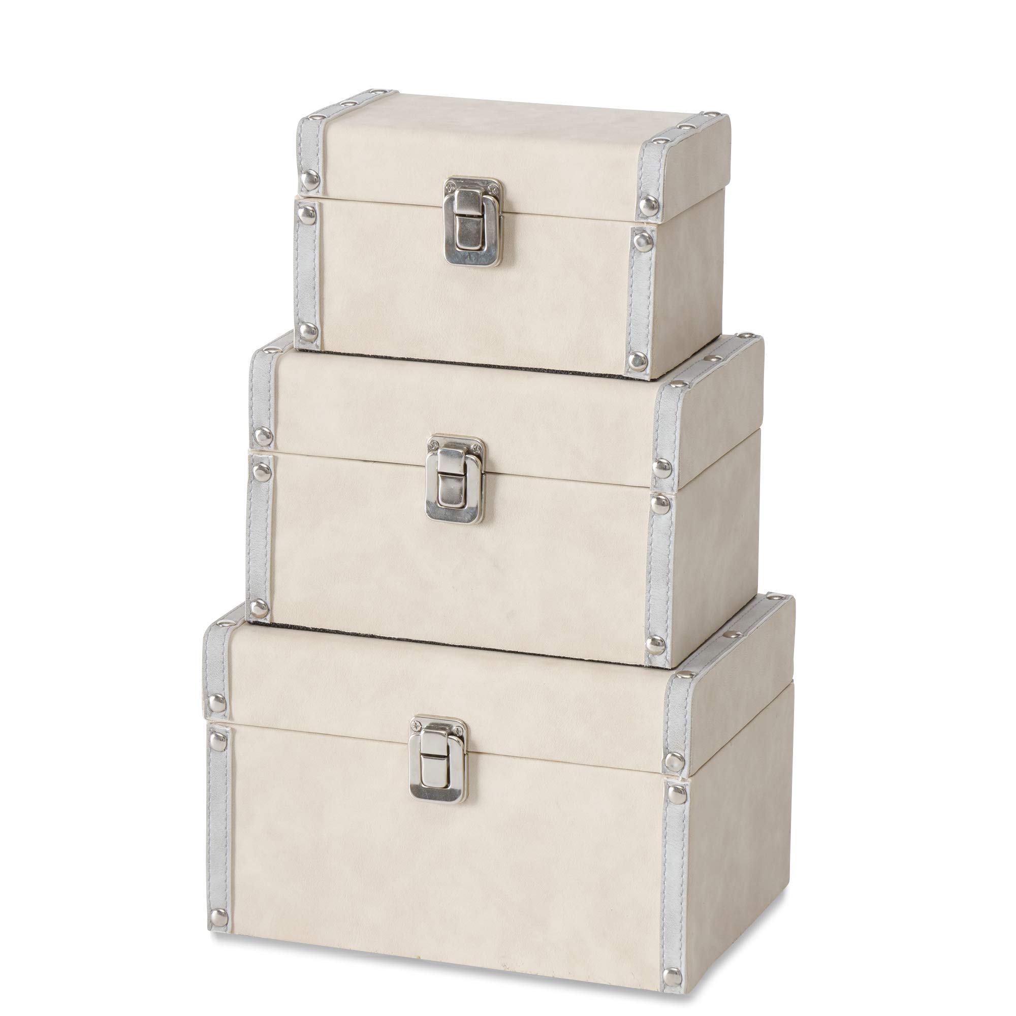 Amazon.com - WHW Whole House Worlds 3 Piece Silver Studs Box Set, Faux ...