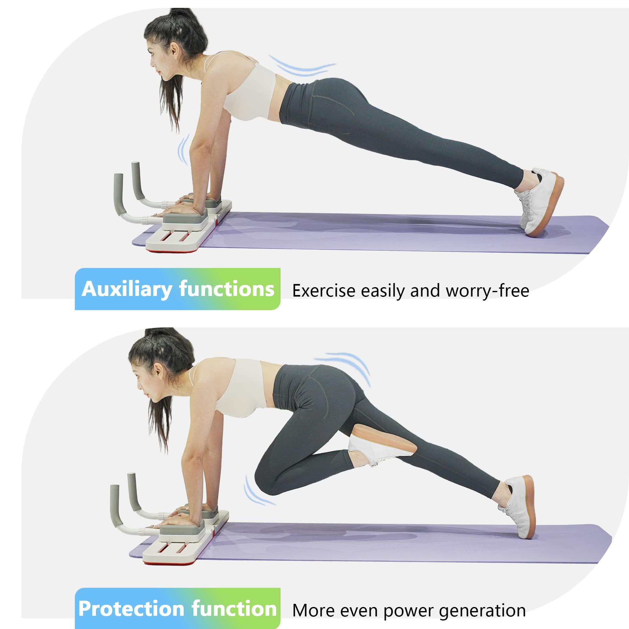 Snapklik.com : KKA Balance Board Push-Up Stands Yoga Equipment Fitness ...