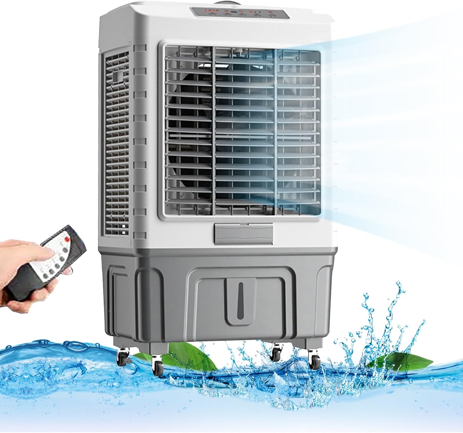 Amazon.com: Ice Air Cooler Evaporative Air Cooler with 50L/55L Water ...