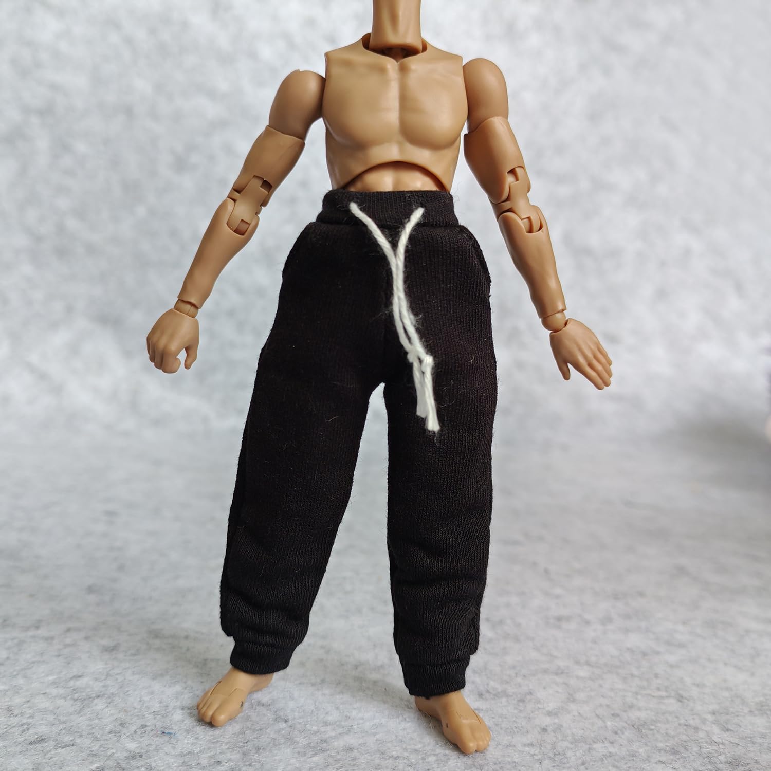 Amazon.com: 1/12 Scale Action Figure Sweat Pants Clothing for 1:12 ...