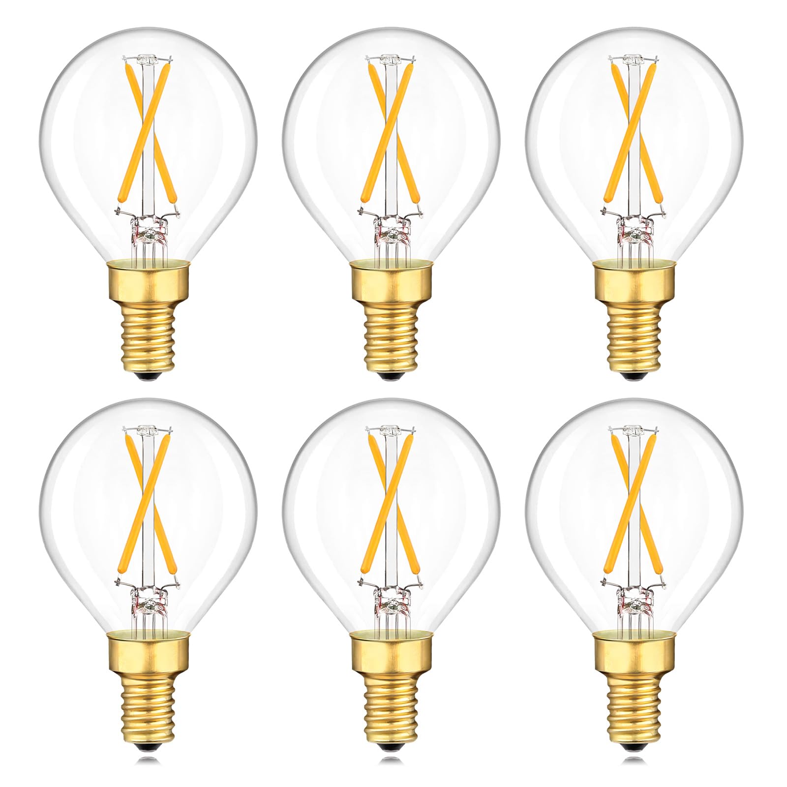 Dimmable G16.5 E12 LED Bulb G16 1/2 LED Light Bulb 25W Equivalent Small ...