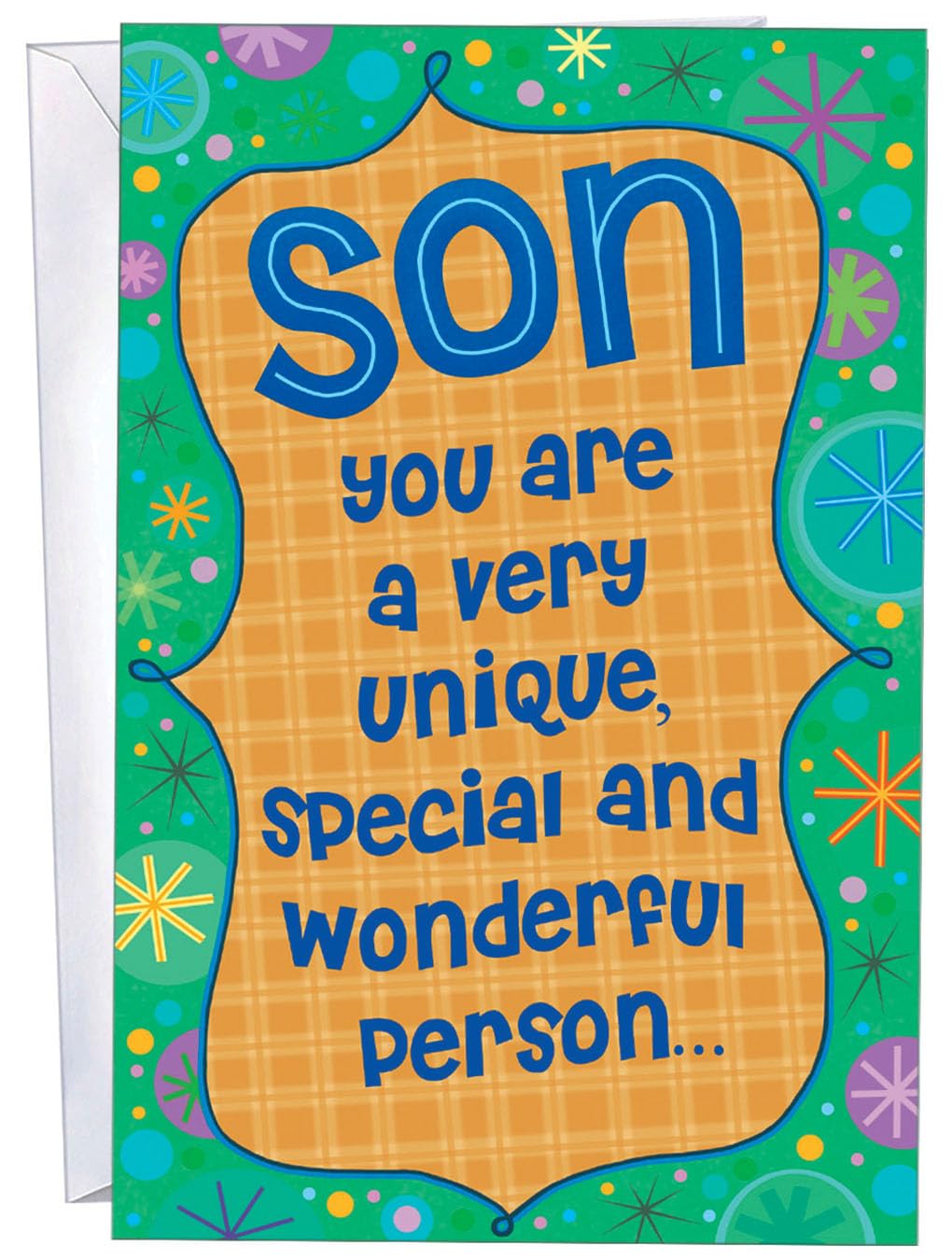 Amazon.com : Chuck's Card-O-Rama - Son Birthday Card - Made in America ...