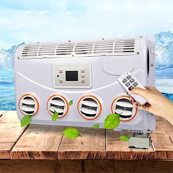 Amazon.com: 12v/24v Roof Top Dc Powered Air Conditioner Universal Wall ...