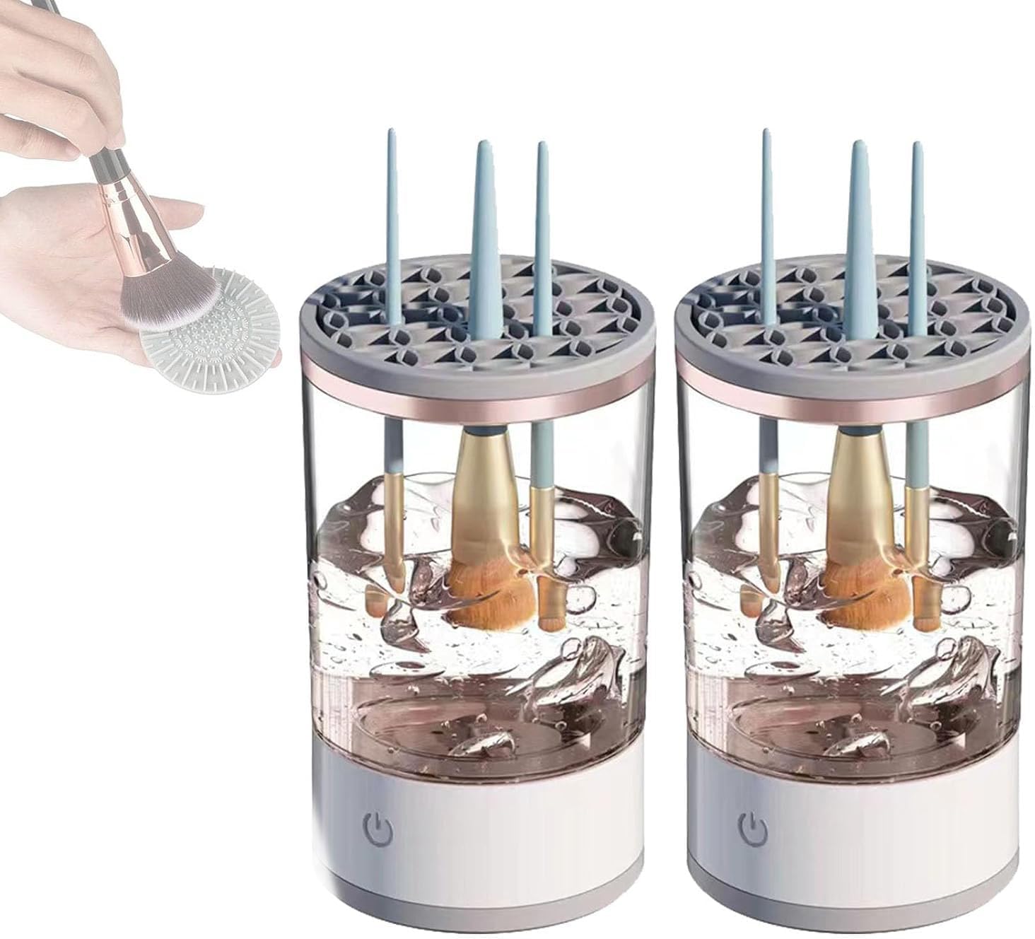 Amazon.com: Brushly Pro Limpiador de brochas cosméticas, limpiador de ...