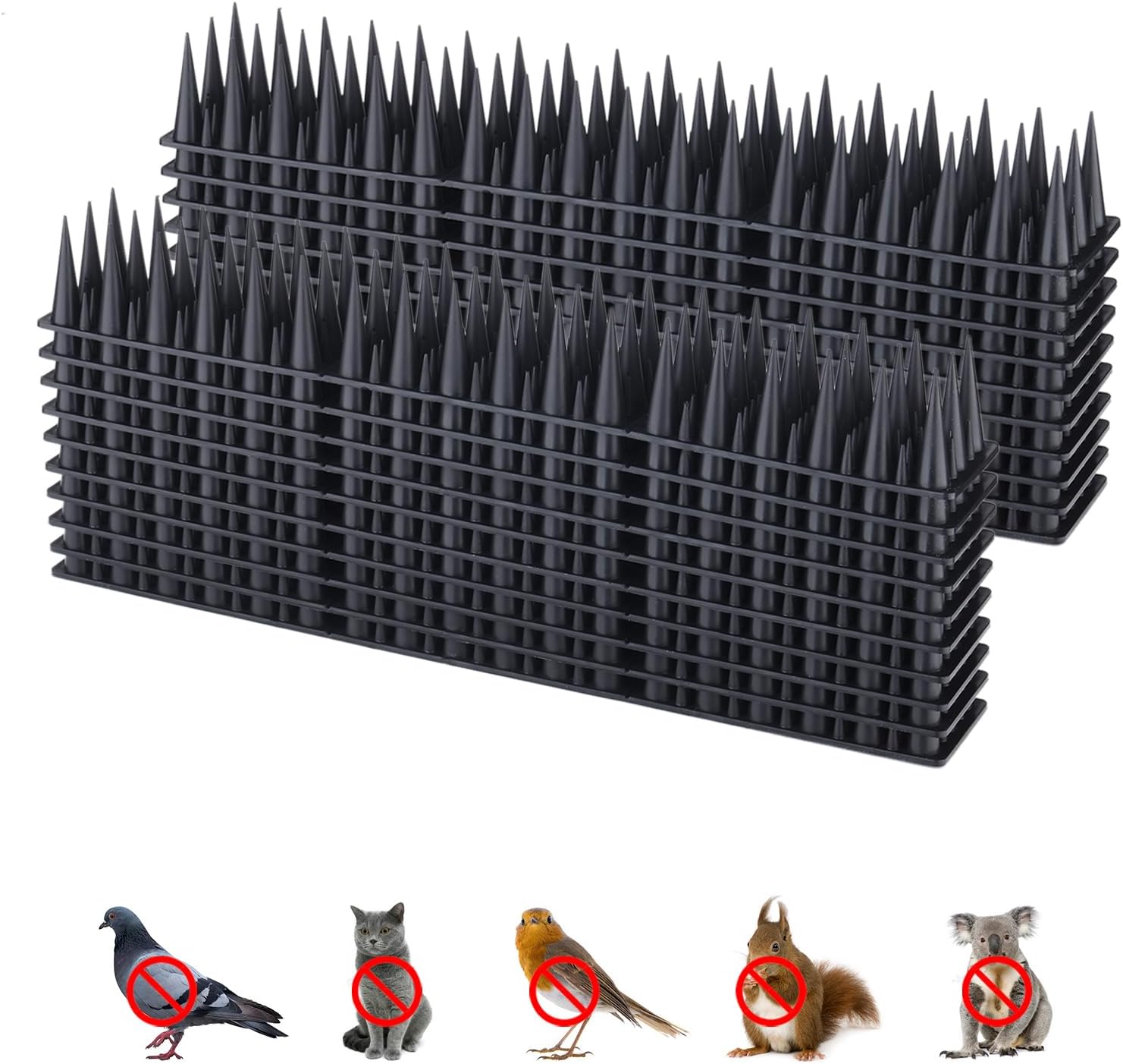 Amazon.com : Aeibxiy Bird Spikes, 5 Pack Bird Deterrent Spikes for ...