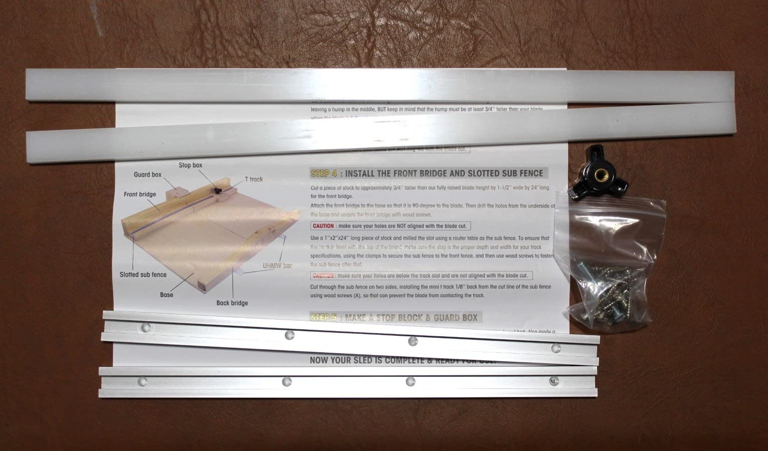 $4/mo - Finance DIY Crosscut Table Saw Sled Kit with a Specific Guide ...