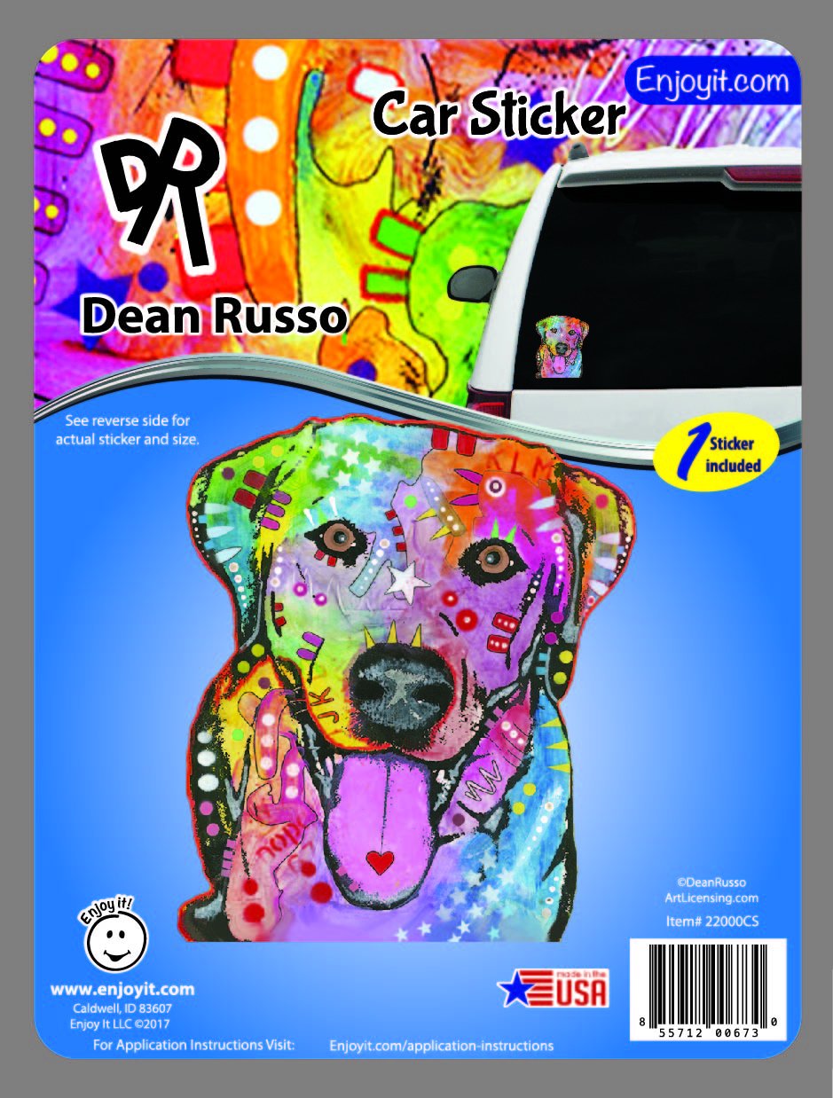 Snapklik.com : Enjoy It Dean Russo Lab Car Stickers, Featuring The ...