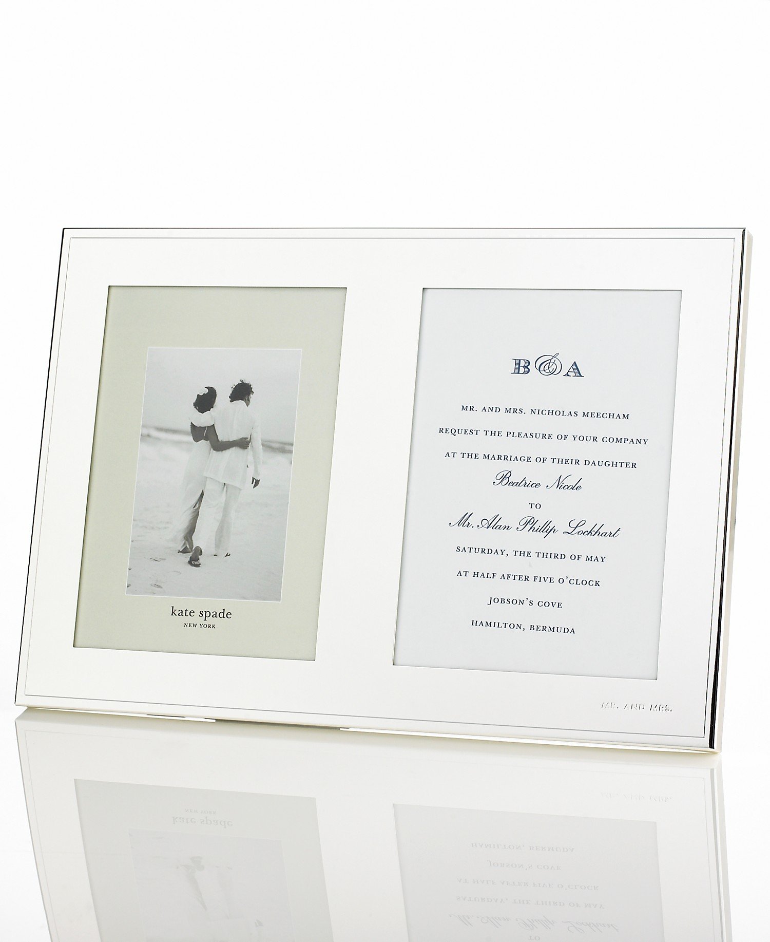 Kate Spade Wedding Invitations Darling Point Double Invitation Frame