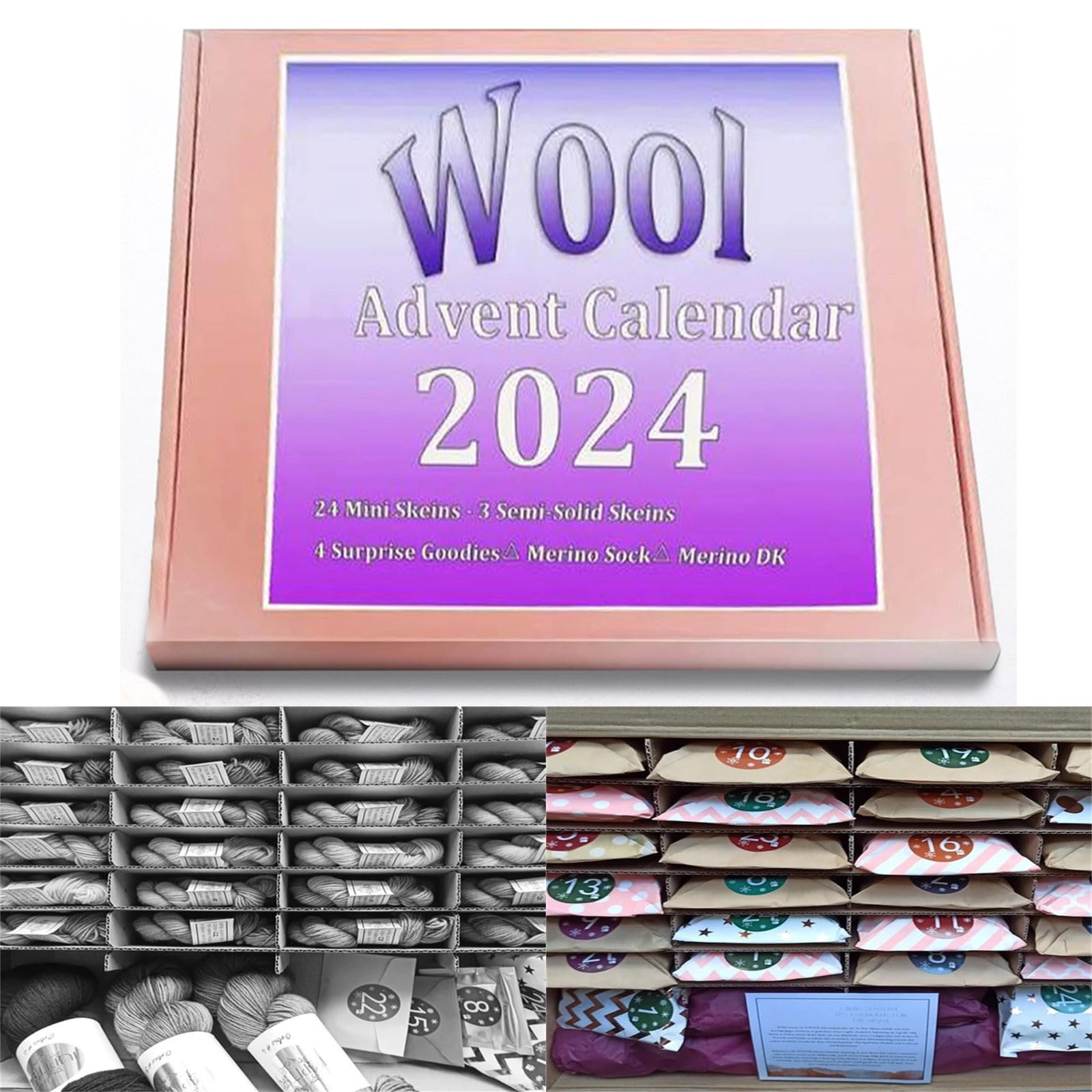Stitch Advent Calendar 2024, Wool Advent Calendar 2024 Yule & Yarn ...