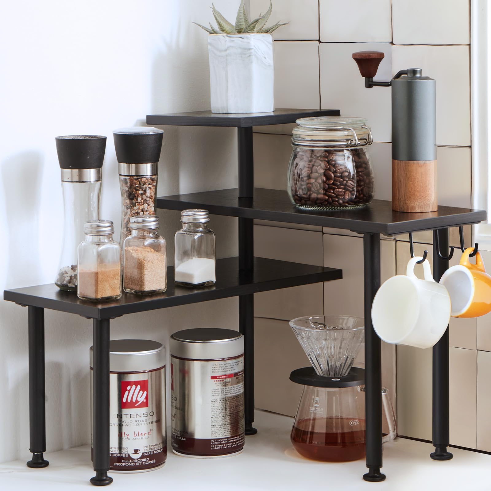 Amazon.com: Apicizon Kitchen Countertop Organizer, Bathroom Counter ...